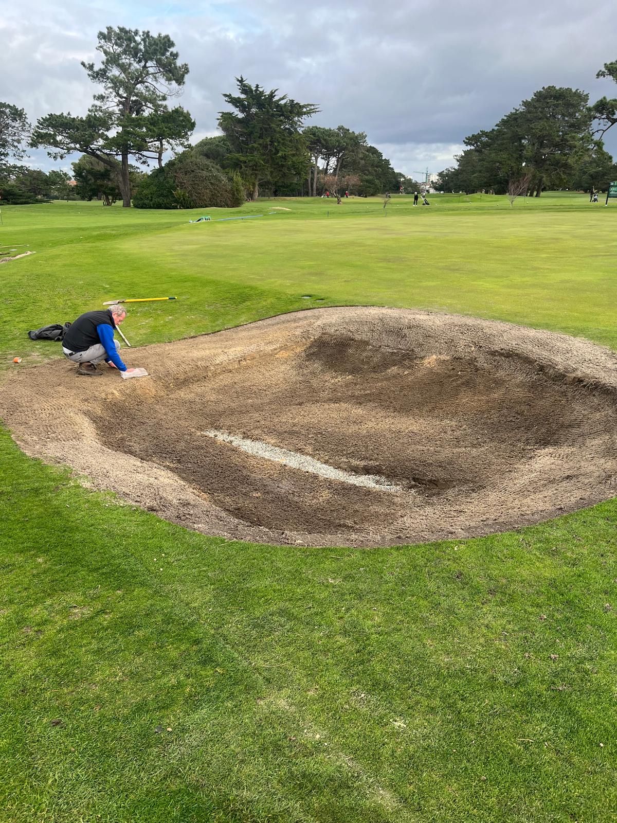 Golf de Biarritz le Phare | Actualités - Réfection des bunkers de greens